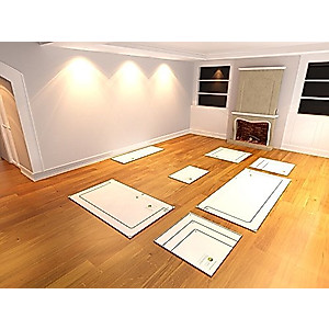 Plan A Space LS1 Living Spaces - (14) Life Size Furniture Templates, Complete Living, Sitting or Common Room Planning Kit