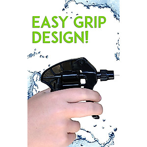 Hydrogen Peroxide Spray Bottles - UV Light Blocking - Opaque Black Spray Large - Cleaning & Plant Solutions - Chemical Resistant - Extra Large 32 oz - Leak Resistant - Car Detailing - Janitorial