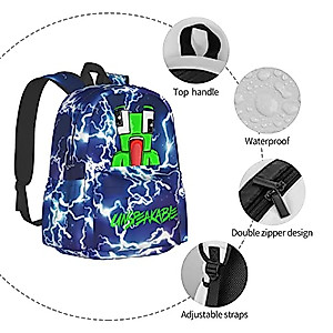 Unisex School Bag Game Bookbag Laptop Backpack Teen Girls Boys 3d Printed Daypack Travel Computer Bags