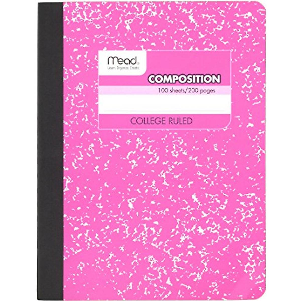 Mead Composition Book, 6 Pack of Cute Notebooks, College Ruled paper, Hard Cover 100 sheets (200 Pages) , Pastel Color Notebook,
