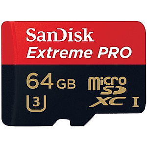 SanDisk Extreme Pro 64 GB MICROSD Extended Capacity - 96-V0KT-6D5O