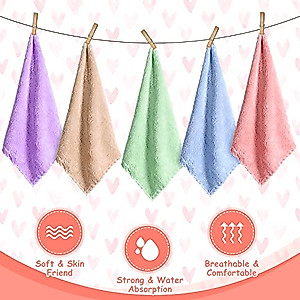 10 Pieces Guinea Pigs Blankets Hamster Fleece Cage Liners Soft Guinea Pig Accessories Small Animal Pet Blanket Sleep Bedding Mats Pet Supplies for Dog Puppy Cat (Mixed Colors, 11.8 x 11.8 Inch)