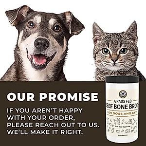Left Coast Performance 8oz Beef Bone Broth Powder for Dogs and Cats – Premium Grass-Fed Beef Broth Topper for Picky Eaters –Supports Joints and Gut Health – Bone Broth for Cats