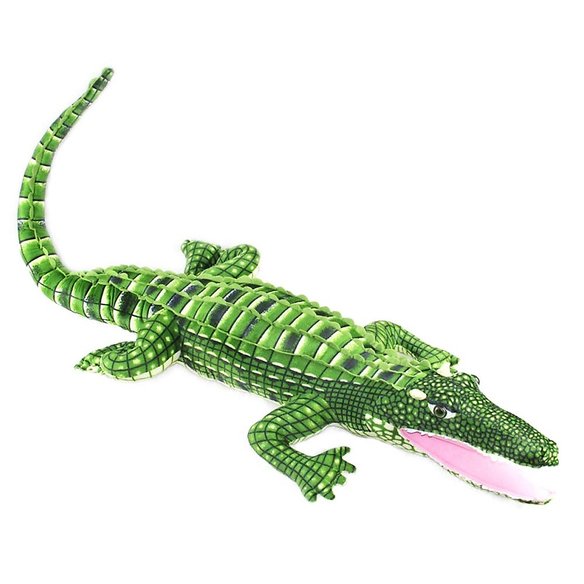 ERDAO Alligator Plush,Realistic Large Crocodile Stuffed Animal Toys,39.3 inches,Green