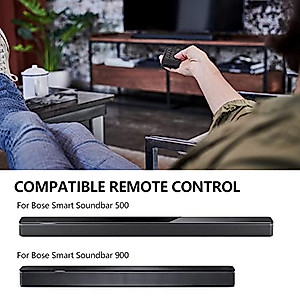Remote Control for Bose Smart Soundbar 500& Bose Smart Soundbar 900 with Battery, Compatible with Bose Smart Soundbar 500/900 Remote Control