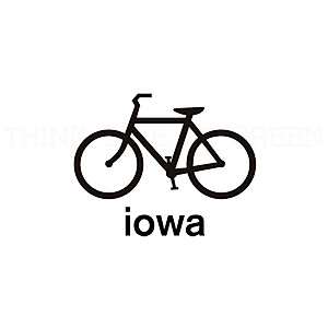 CafePress Bike Iowa Mug Ceramic Coffee Mug, Tea Cup 11 oz
