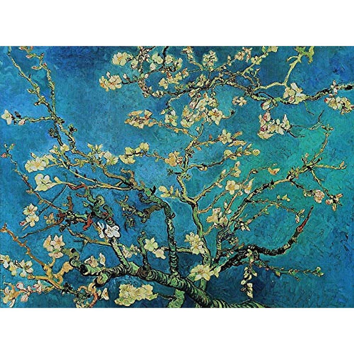 Moruska Almond Blossom by Vincent Van Gogh Jigsaw Puzzle 1000 Piece Art Painting Puzzles for Adults