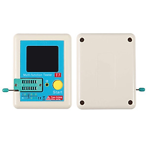 LCR-T7 Transistor Tester TFT Diode Triode Capacitance Meter LCR ESR Meter for Measuring Triodes Diodes Resistors Capacitors, Inductors, Thyristors
