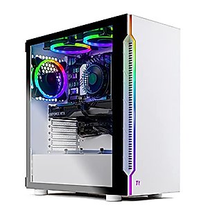 Skytech Gaming Archangel 3.0 Gaming PC Desktop – Intel Core i5 10400F 2.9 GHz, NVIDIA RTX 3060, 1TB NVME SSD, 16GB DDR4 RAM 3200, 600W Gold PSU, 11AC Wi-Fi, Windows 11 Home 64-bit,White