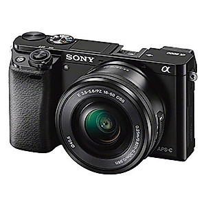 Sony Alpha a6100 APS-C Mirrorless Interchangeable-Lens Camera with 16-50mm Lens (Black) Bundle
