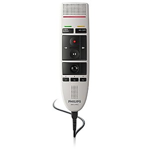 PHILIPS LFH3200 SpeechMike III Pro (Push Button Operation) USB Professional PC-Dictation Microphone