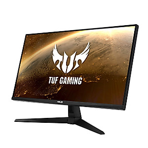 ASUS TUF Gaming VG289Q1A 28” Monitor, 4K UHD (3840 x 2160), IPS, Adaptive-Sync/ FreeSync, Eye Care, DisplayPort HDMI, DCI-P3 HDR 10, Shadow Boost, Black