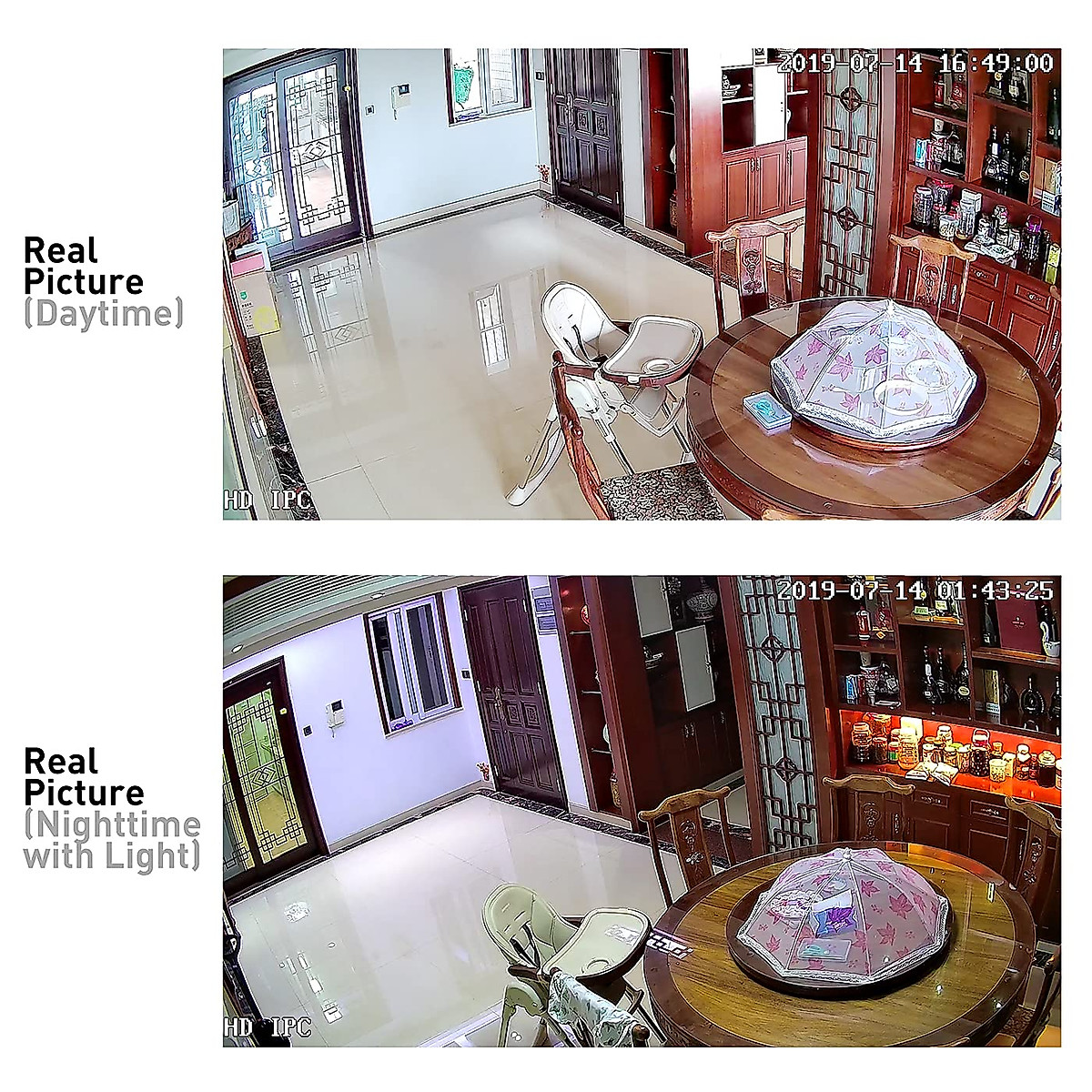 Revotech HD 3MP Mini Security POE IP Camera, 3.7 mm Pinhole Small Indoor Camera P2P Remote View CCTV Video Camera H.265(I706-2-P Black)