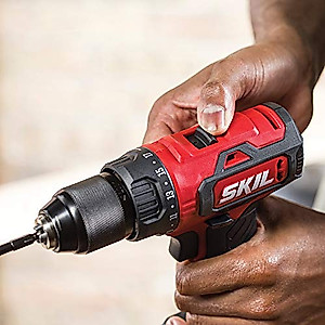 SKIL 2-Tool Combo Kit: PWR CORE 20 Brushless 20V Cordless Drill Driver and Cordless Circular Saw Includes 4.0Ah Lithium Battery and PWRJump Charger - CB743901