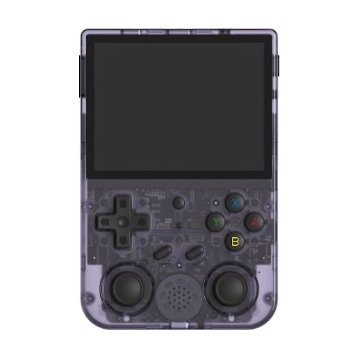 RG353V Retro Handheld Game Console - Dual OS Android 11 and Linux - 64Gb TF Card Pre-Installed with 4452 Games - Handheld Emulator 3.5 IPS Screen 3200 Mah Battery. Plug & Play Video Games (RG353V-Purple)