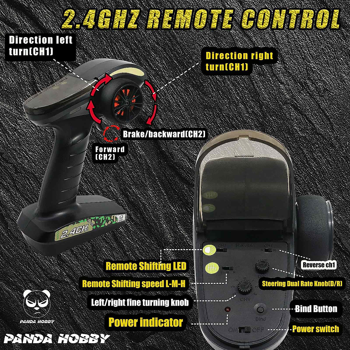 PANDA HOBBY 1/18 Tetra X2T RC Crawler,RC Rock Crawler 4x4,4WD Off Road RC Cars for Adults,RTR Remote Control Car,1:18 Scale RC Truck Cruiser Vehicle, All Terrains Waterproof Hobby RC Model Car,Black