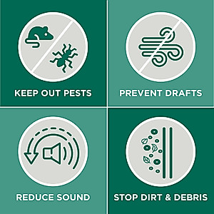 M-D Building Products 5413 48-Inch Deluxe Aluminum and Vinyl Door Sweep