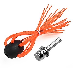 LJLCD Fireplace Tools Aluminum Chimney Power Sweeping Brush Cleaning Rotary Sweep DIY Set Flexible Chimney Brush Replacement Cleaner Cleaning Tool Durable, Easy to Install, Stable Performance.