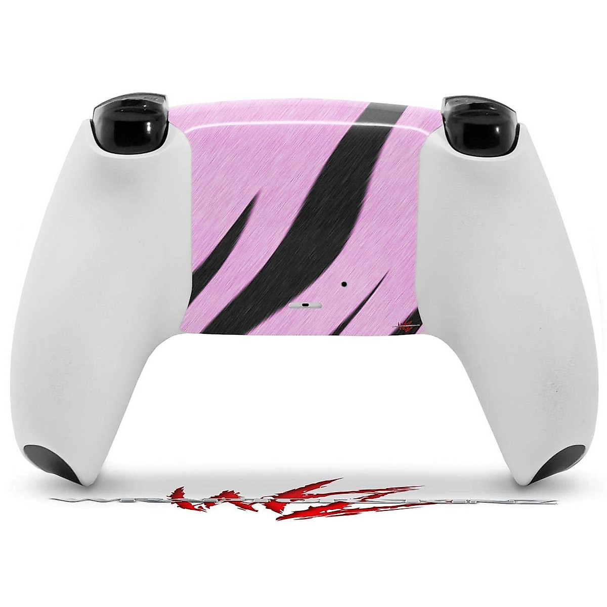 WraptorSkinz Skin Wrap compatible with Sony PS5 DualSense Controller Zebra Skin Pink (CONTROLLER NOT INCLUDED)