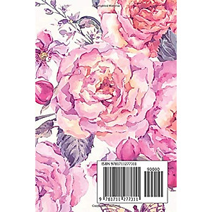 Address Book: Small Floral Address and Telephone Number Book (4x6) with Printed Alphabet Tabs - Pink, Purple and Yellow - Perfect for Purse or Pocket ... and Birthdays (Address Books for Women)