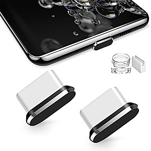 TITACUTE USB Type C Anti Dust Plug 2 Pack, USB C Port Plug Dust Cover with Mini Carrying Box Dust Cap Plugs USB C Port Caps Protectors for Samsung S20 FE S21 S22 A53 Galaxy Z Flip 4 OnePlus 9 Pixel 6
