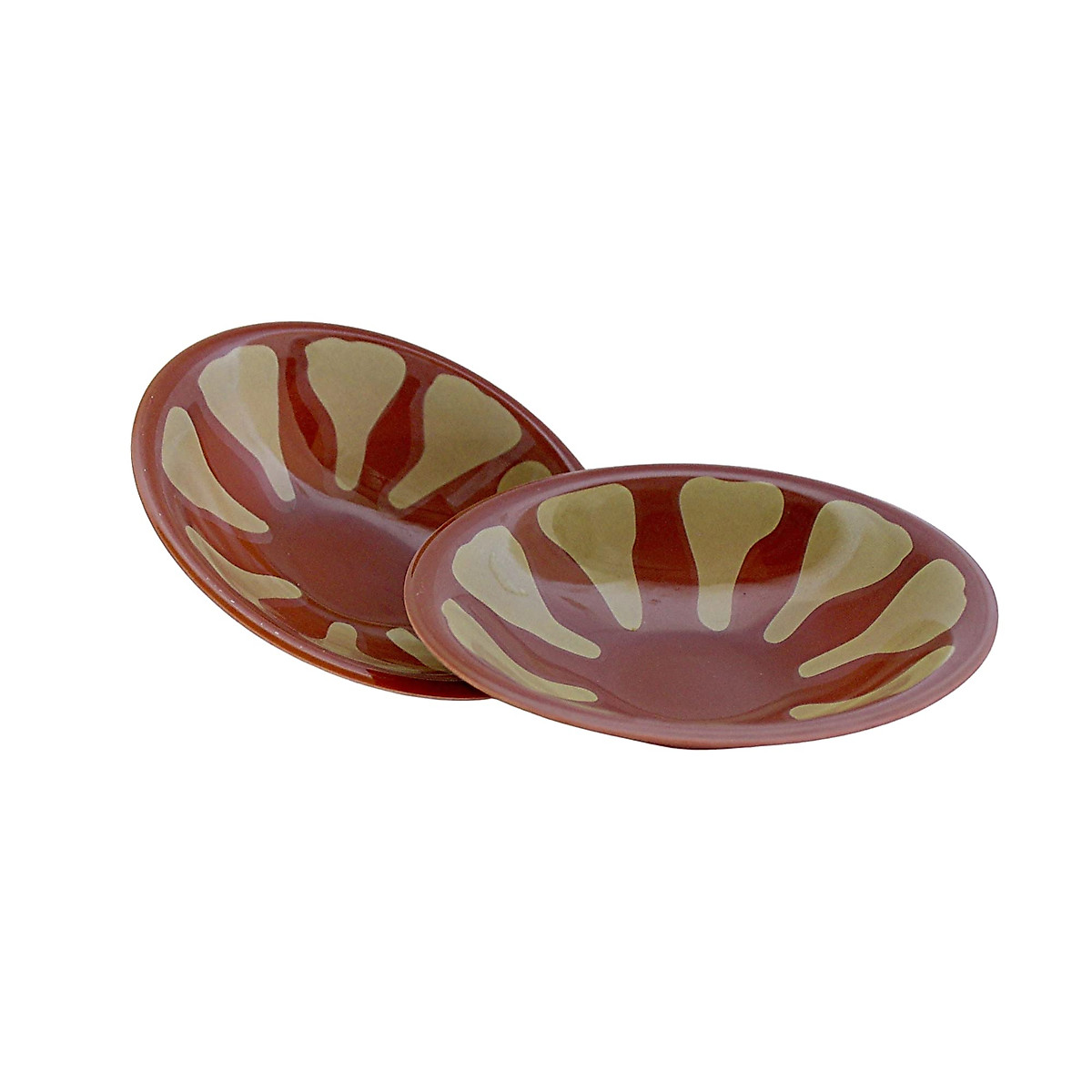 Dependable Industries inc. Essentials 2 Piece Set Melamine Hummus & Guacamole Serving Dip Bowl Condiment Humus Dish