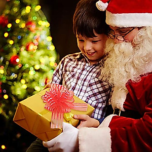 Pull Bow Large Organza Wrapping Pull Bow with Ribbon for Wedding Gift Baskets, 6 Inches Diameter Multicolor (14 Pieces)