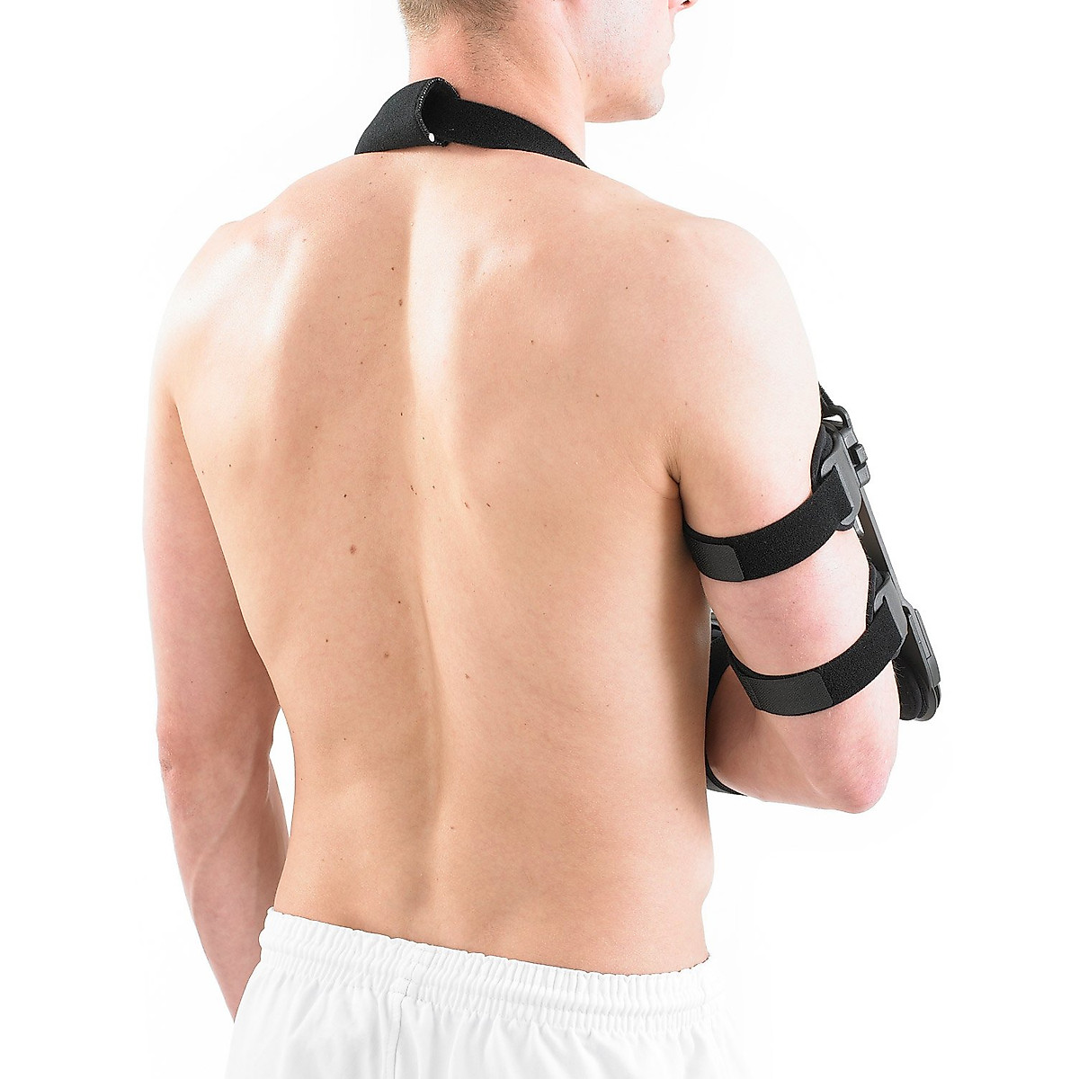 Neo-G Post-Operative Elbow Brace – For Ligament Injuries, Pre/Post Surgery, Joint Protection & Stability, Rehabilitation, Arthritic & Meniscus Pain - Class 1 Medical Device – Right – Black – Unisex