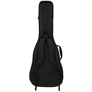Fender Busker Dreadnought GigCase - Black Bundle with Picks and Austin Bazaar Instructional DVD