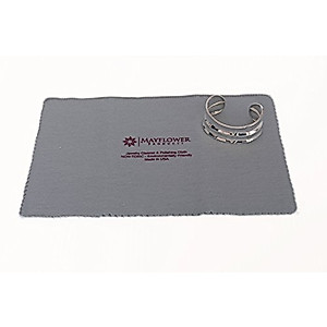 Pro Size Polishing Cleaning Cloth Pure Cotton Made in USA for Gold, Silver, and Platinum Jewelry, Eco Friendly Large Cleaner Cloth 11 x 14 in. Keeps Jewelry Clean and Shiny