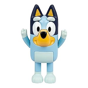Bluey Hide & Seek Game, Hide The Figure and Press her Nose to Start The Built-in Timer, Talks and Giggles to Help Kids find her, When Found, Kids can Dance to Theme Song
