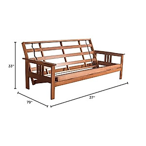 Kodiak Futons Monterey Futon Frame, No Drawers, Barbados