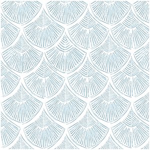 Modern Peel and Stick Wallpaper 17.3''×78.8'' Self Adhesive Wallpaper Blue and White Decorative Contact Paper Boho Removable Wall Paper for Bedroom Waterproof Wallpaper Bathroom Cabinets Decor Vinyl