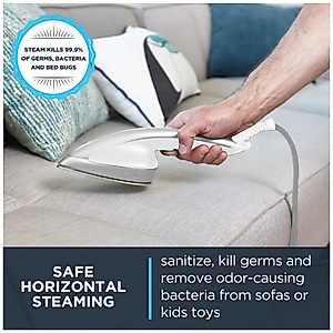 Rowenta, Steamer for Clothes, IXEO Full Size Steamer with Ironing Board, 65 Inches, 45 Second Heatup, 1 Liter Capacity, 1500 Watts, Ironing, Portable, Adjustable, White Clothes Steamer, QR1411