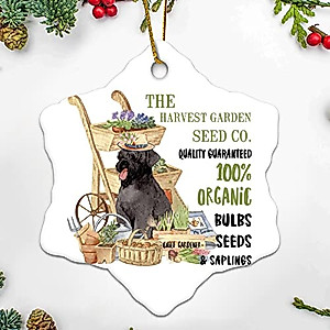 Memorial Pendant Christmas Ornaments The Dog Pet Owner Vegetables And Flowers Harvest Garden Organic Bulbs Seeds & Saplings Christmas Keepsake Pendant Decorations Ornament Gifts Hanging Ornament for C