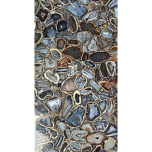 Mix Multi Colour Agate Rectangular 48" x 30" Inch Table Top, Center Table Top, Coffee Table Top, Patio Table Top, Hallway Table Top, Living Room Furniture, Piece Of Conversation
