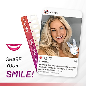 White Glo Accelerator Teeth Whitening Refill Gel for Sensitive Teeth and Gums, 3 Months of Professional Treatment, Carbamide Peroxide, Papaya, Pineapple Enzyme for Best Teeth Whitening Results - 3.4oz