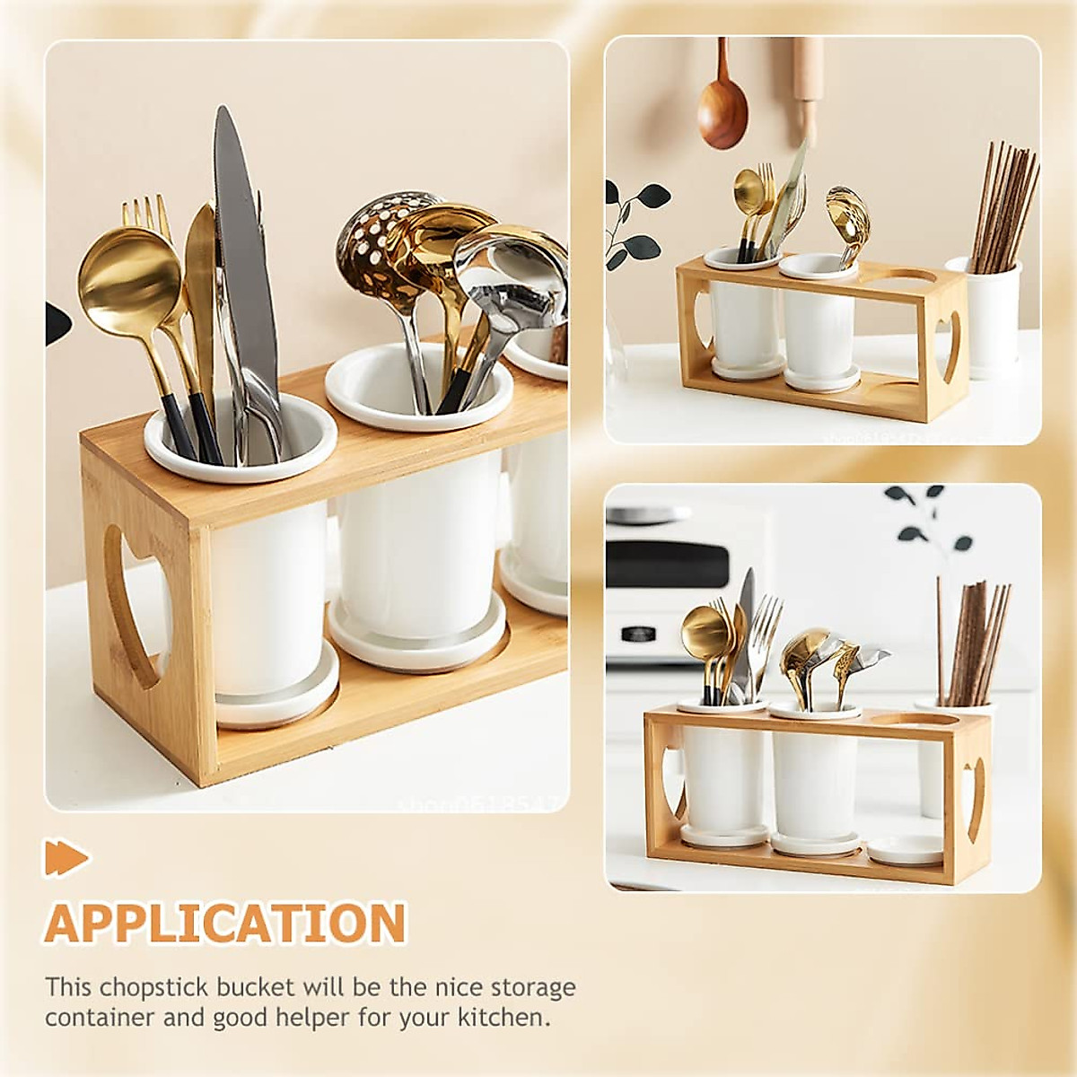 DOITOOL 1 Set Chopstick Holder Cutlery Organizer Flatware Holder Chopsticks Organizer Kitchen Utensil Holder Chopsticks Holder Tableware Organizer Silverware Organizer Flatware Organizer