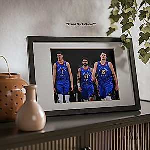 Ikonic Fotohaus Jamal Murray Nikola Jokic Michael Porter Jr Signed Photo Autograph Print Wall Art Home Decor