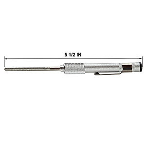 Trenton Gifts Crystal and Glass Repair File, Carbide Metal Diamond Grit Tool