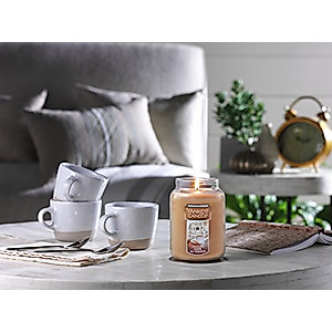 Yankee Candle Café al Fresco Scented, Classic 22oz Large Jar Single Wick Candle, Over 110 Hours of Burn Time
