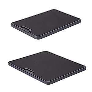 Nifty Medium & Large Appliance Rolling Tray – Black, Home Kitchen Counter Organizer, Integrated Rolling System, Non-Slip Pad Top for Coffee Maker, Stand Mixer, Blender, Toaster