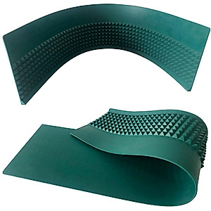 Craps Diamond Pyramid Rubber Bumper - Craps Table Top Set Felt Mat Wall,48"x11"Dark Green Backboard,Great for Casinos Crap Dice Games and Poker Nights
