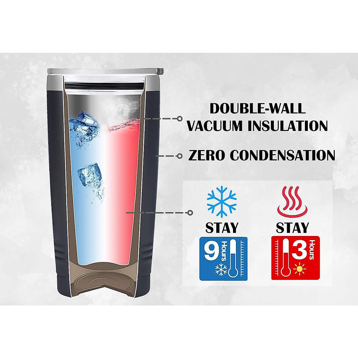 Onebttl Writer Gifts for Women/Men - 20oz/590ml Stainless Steel Insulated Tumbler with Straw - Graduation/Birthday/Christmas Gift for Writers, Novelist, Scriptwriter - Story, Black