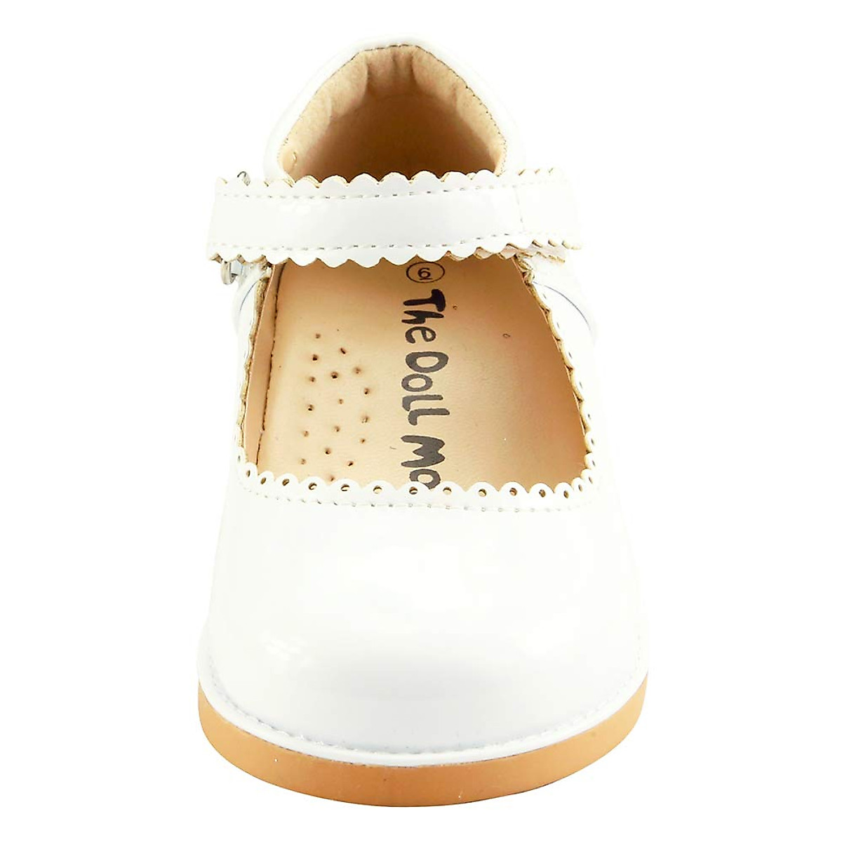 The Doll Maker Girl's Mary Jane - FBA173041B-13 White