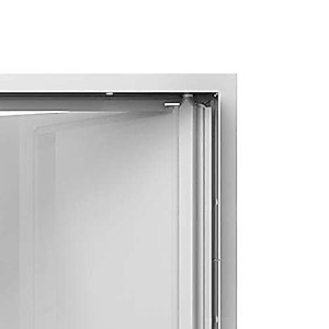 Acudor - UF-5500 Series (Z92424SCWH) 24x24 Universal Flush Mount Access Door w/Slot Screwdriver operated cam latch
