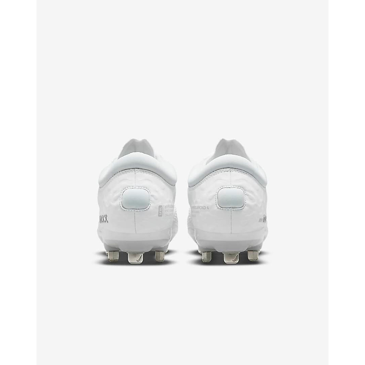 Nike Hyperdiamond 4 Pro Women's Softball Cleat SZ 8 White/Grey