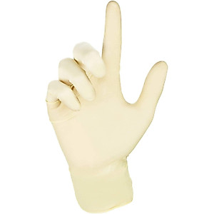 Chef's Star Disposable Powder Free Latex Gloves, 100 Count, Large