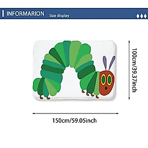 Area Rug The Very Hungry Caterpillar(1) for Living Room Dining Room Bedroom playroom Parent-Child Game mat Study Office Room Decor mxq