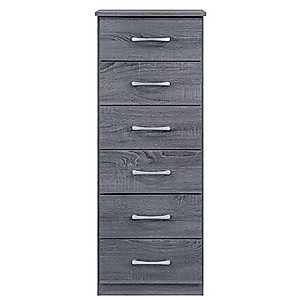 Glory Furniture Boston , Gray Lingerie Chest, 46" H X 18" W X 16" D
